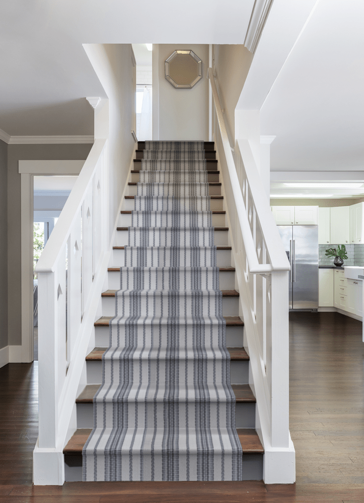 Carpet on stairs
